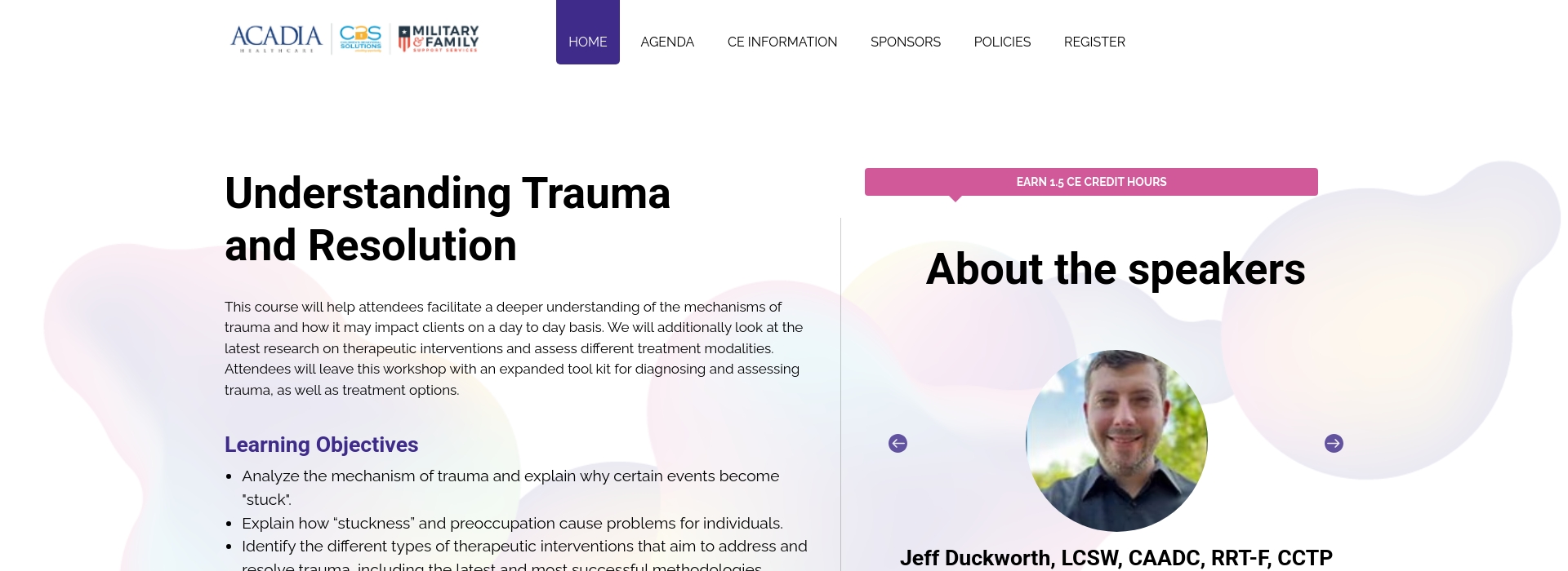 Understanding Trauma and Resolution